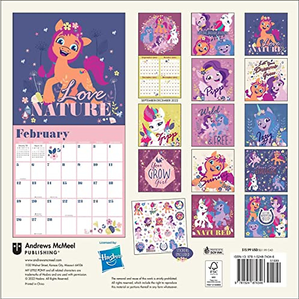 My Little Pony 2023 Wall Calendar