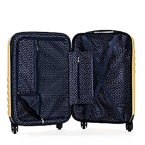 Ben Sherman Spinner Travel Upright Luggage Hereford, Mustard, 8-Wheel 28