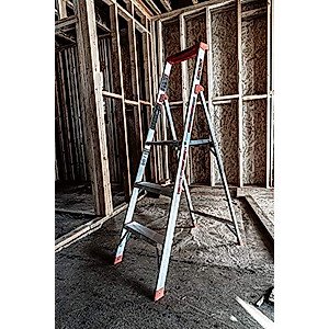 Little Giant Ladder Systems Flip-N-Lite, 5-Foot, Stepladder, Aluminum, Type 1A, 300 lbs Rated (15273-001)