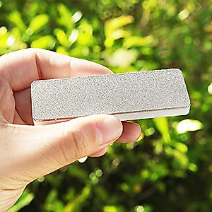 DMD Mini Double Side Whetstone-Diamond Ceramic Pocket Knife Sharpener | Outdoor Knife Sharpener | Portable Diamond Abrasive Tools | Good Partner for Various Outdoor Activities