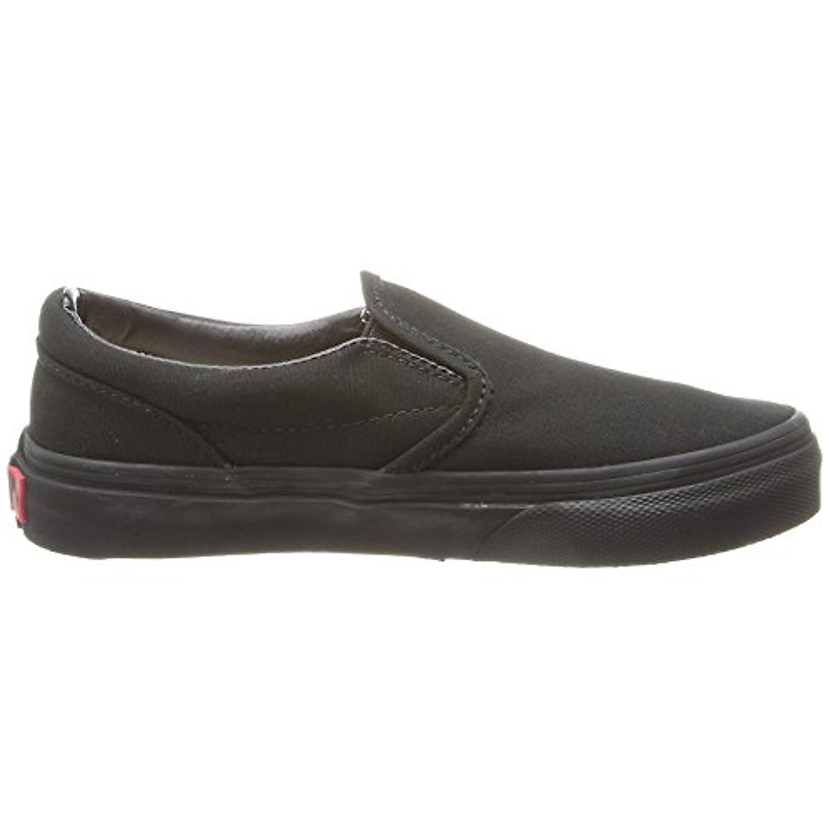 Vans Kids Unisex Classic Slip On, Black/Black, Size 13 Little Kid