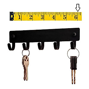 The Metal Peddler Boxer Dog - Key Holder for Wall - Small 6 inch Wide - Made in USA; Home Organization; Foyer, Hallway, Office
