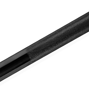 CAP Barbell 6-Foot Solid Olympic Bar, Black (2-Inch) - New Version (OBIS-72B)