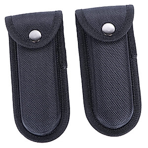6 pcs Portable Pockets Knifes Pouch,Carry Nylon Sheaths for Folding Knives,Knifes Holders,Folding Pockets Knifes Organizer Pouch,Mini Holsters Holder,Folding Organizer Pouch,Storage Case