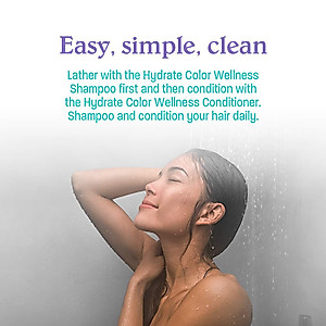 Malibu C Hydrate Color Wellness Duo - Hydrating Shampoo and Conditioner Set for Color-Treated Hair - Extends Color Vibrancy and Longevity - Vegan & Sulfate-Free Hair Care