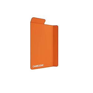 Gamegenic Deck Holder 100+ Casual Deck Box | Double-Sleeved Card Storage with Flex Card Divider | Premium Card Game Protector | Cobra Neck Technology | Holds up to 100 Cards | Orange Color | Made