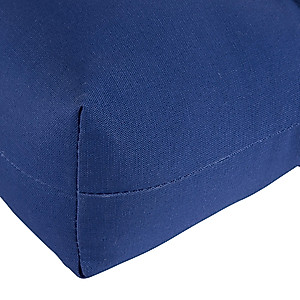 Greendale Home Fashions 72 x 22-inch Outdoor Chaise Lounge Cushion, 1 Count (Pack of 1), Blue
