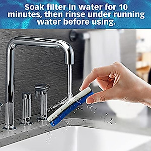 PetStandard Replacement Premium Water Filter for NPET WF050 Transparent Water Fountain. Arc-Shaped, Washable Pet Fountain Filters with Triple Filtration System, Pack of 12