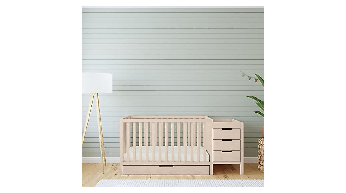 Colby 4-in-1 Convertible Crib & Changer - Grow with Baby