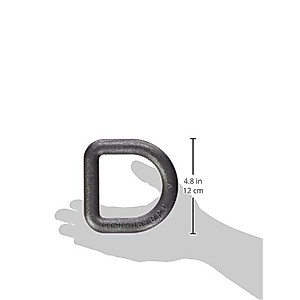Buyers Products Domestic 3/4 inch D-Ring with Weld-On Bracket, 4 Pack