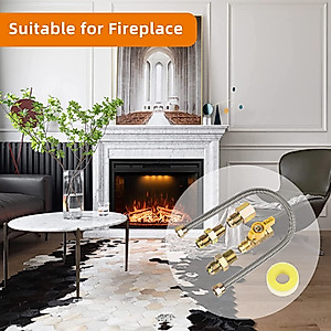 F271239 One-Stop Universal Gas-Appliance Hook Up Kit for Garage Heaters, Wall Mounted Heaters, Gas Fireplace, Gas Dryer and Gas Stoves