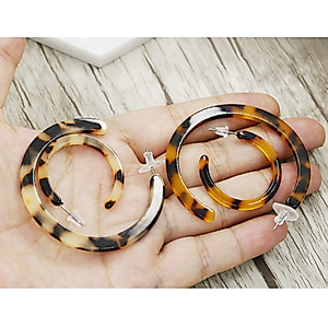 LOYALLOOK Acrylic Earrings Resin Earrings For Women Boho Earrings Fashion Earrings Statement Earrings Drop Earrings Dangle Earrings style 1