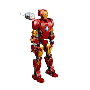 LEGO Marvel Iron Man Figure 76206 Collectible Buildable Toy, Kids Bedroom Display Model from Avengers: Age of Ultron, Infinity Saga Set