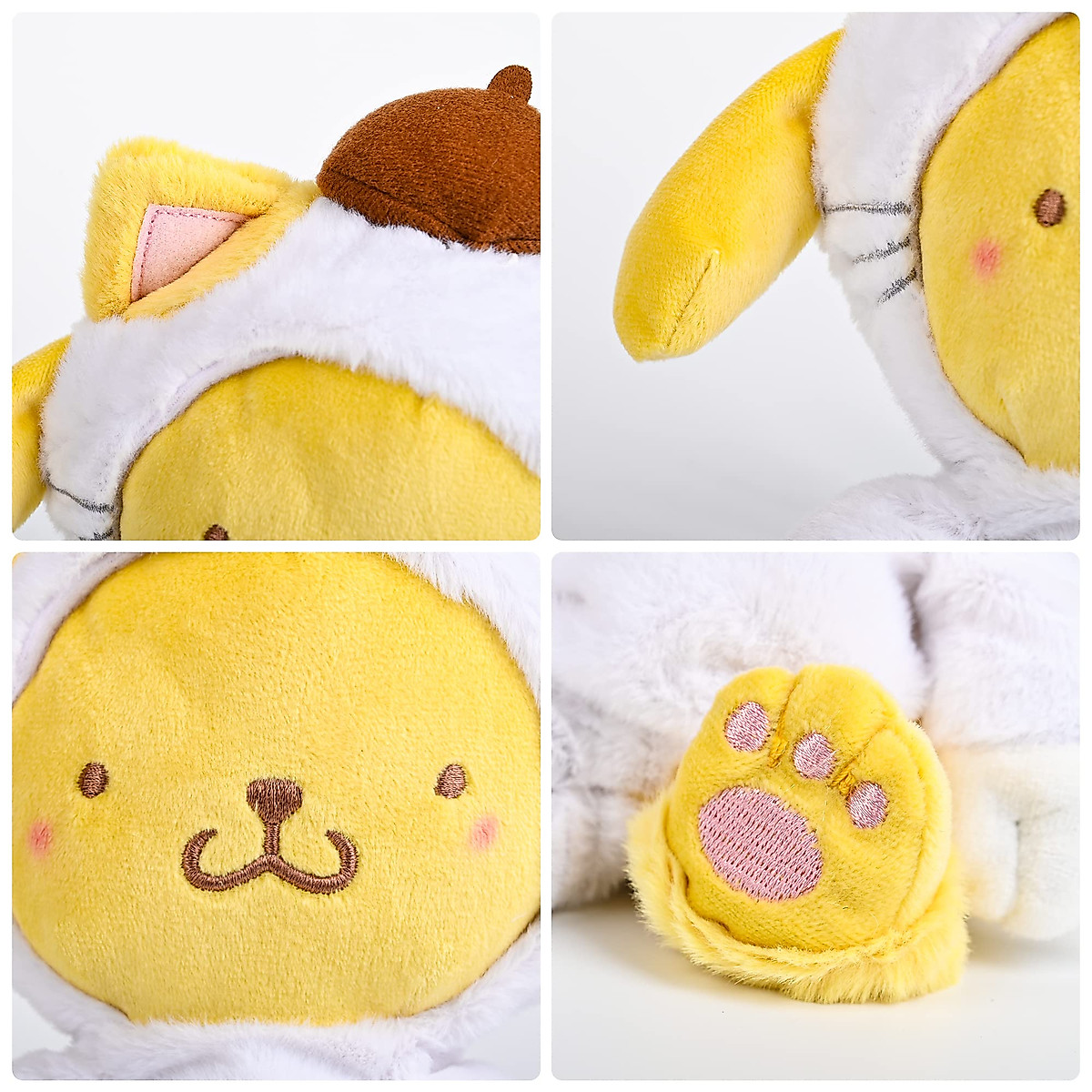 Plush Toy Cinnamoroll Little Twin Stars My Melody As Cat Plush Toy Cute Soft Stuffed Animals Girls Toys for Children Pompompurin