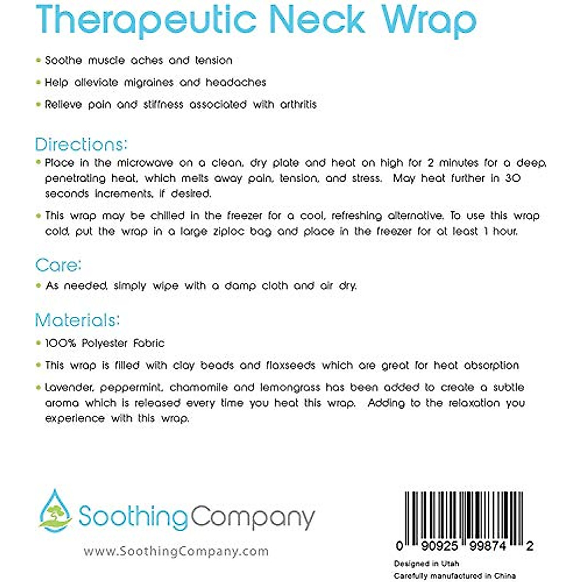 Heating Pad Microwavable, Hooded Neck Heating Pad Microwavable for Shoulders, Legs, Stomach Cramps, Pain Relief Microwavable Heating Pad, Portable Heated Neck Wrap, Soft, Reusable, Cordless Hot Pad