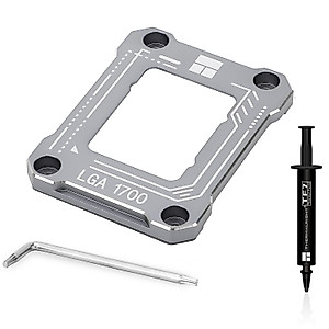 Thermalright LGA1700-BCF Gray 12/13 Generation Intel Anti-Bending Gastener,CPU Fixed Fastener, Intel CPU Protection Bracket, for Intel LGA1700 Slot(LGA1700 BCF Gray)