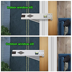 Aozzy Window Air Conditioner Support Bracket- Universal AC Support Bracket Heavy Duty, Support Up to 85 lbs, Designed for 5000-12000 BTU A/C Units–AC Holder Bracket Fits Single Or Double Hung Windows