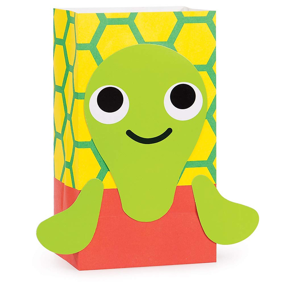 Creative Converting 333021 Assorted Sea Animals Paper Treat Bags, 8ct