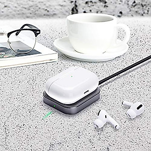 FutureCharger Airpods Pro Charger,Wireless Charger for AirPods 3/AirPods Pro 2nd Gen/Airpods Pro/Airpods,Wireless Charging Station for Airpod Earbuds, Wireless Charger Pad for Airpods Earphone(Grey)