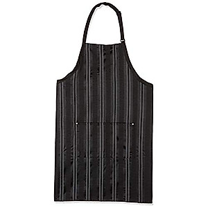 Chef Works Unisex Presidio Bib Apron, Black Gray, One Size