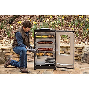 Masterbuilt MB20074719 Bluetooth Digital Electric Smoker, 40 inch, Stainless Steel