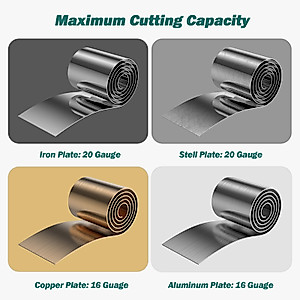 Electric Drill Plate Cutter Attachment, 2025Upgraded Metal Sheet Cutter Adapter - Drill Cut Pro Metal Plate Cutting - Nibbler Metal Drill Attachment for Iron, Copper, Aluminum, and Steel Sheets