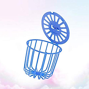 POPETPOP 2Pack Bird Parrot Feeder Cage Fruit Vegetable Holder Cage Hanging Basket Container Foraging Toys Bird Food Holder Bird Cage Accessories