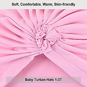 sockfun Baby Girl Headbands Baby Girl Beanie Newborn Girl Hats, Baby Girl Turban Top Knot Hat Baby Girls' Hats & Caps Baby Knot Headbands