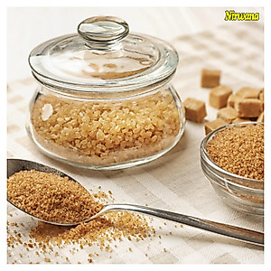 Nirwana Raw Brown Sugar | Perfect for Baking, Cooking & Sweetening | Pantry Staple for Cakes, Cookies, and Coffee - 1.88 LBS - Natural Granulated Sugar, Perfect for Hot & Cold Drinks, Baking, Cooking, Coffee