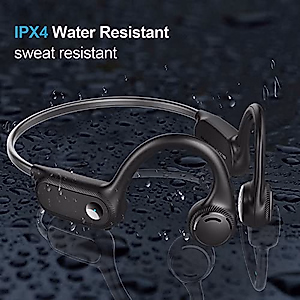 Pinetree Bone Conduction Headphones, Sport Open Ear Headphones Bluetooth,Wireless Lightweight Running Headphones with Mic Sweat Resistant Headset for Hiking, Driving, Cycling(Gray)