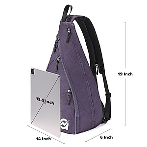 A11N Pickleball Bag, Reversible Crossbody Sling Bag/Backpack for Women Men, Lavender
