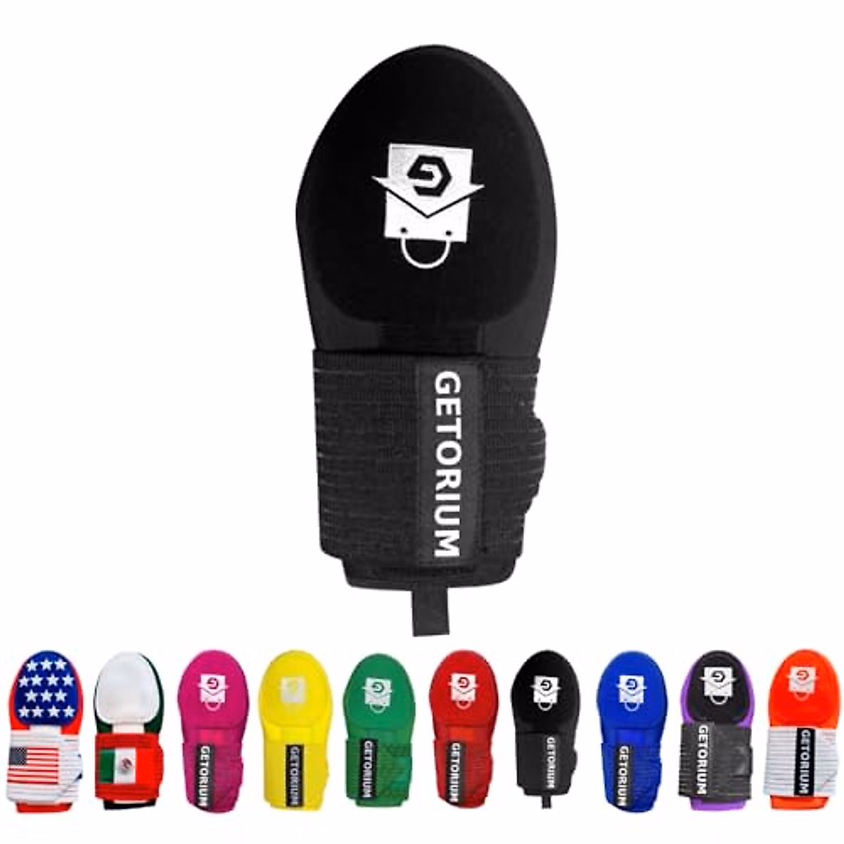 GETORIUM Baseball Sliding Mitt for Base Running - Soft, Flexible, Breathable, Durable, Easy to Wear (Adult, Black)