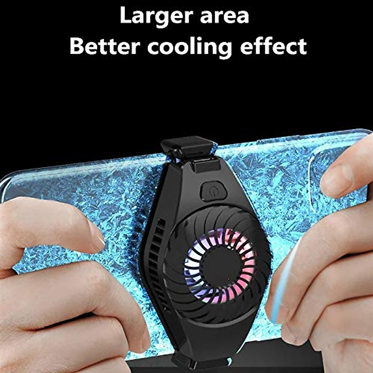 JYXDKD Universal Mobile Phone Cooler Adjustable Cooler Portable Heat Sink Cooling Fan Game Pad Holder