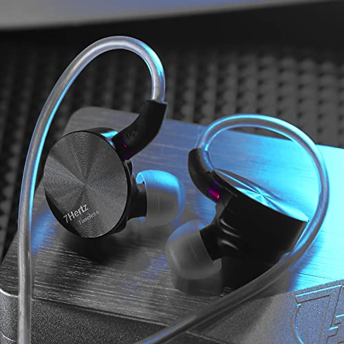 Linsoul 7HZ Timeless 14.2mm Planar HiFi in-Ear Earphone with CNC Aluminum Shell, Detachable MMCX Cable (3.5mm)