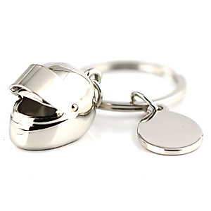 maycom Creative Fashion Romantic Couple Keychain Key Chain Ring Keyring Key Fob for Valentine's Day Gift (Helmet & Motorcycle)