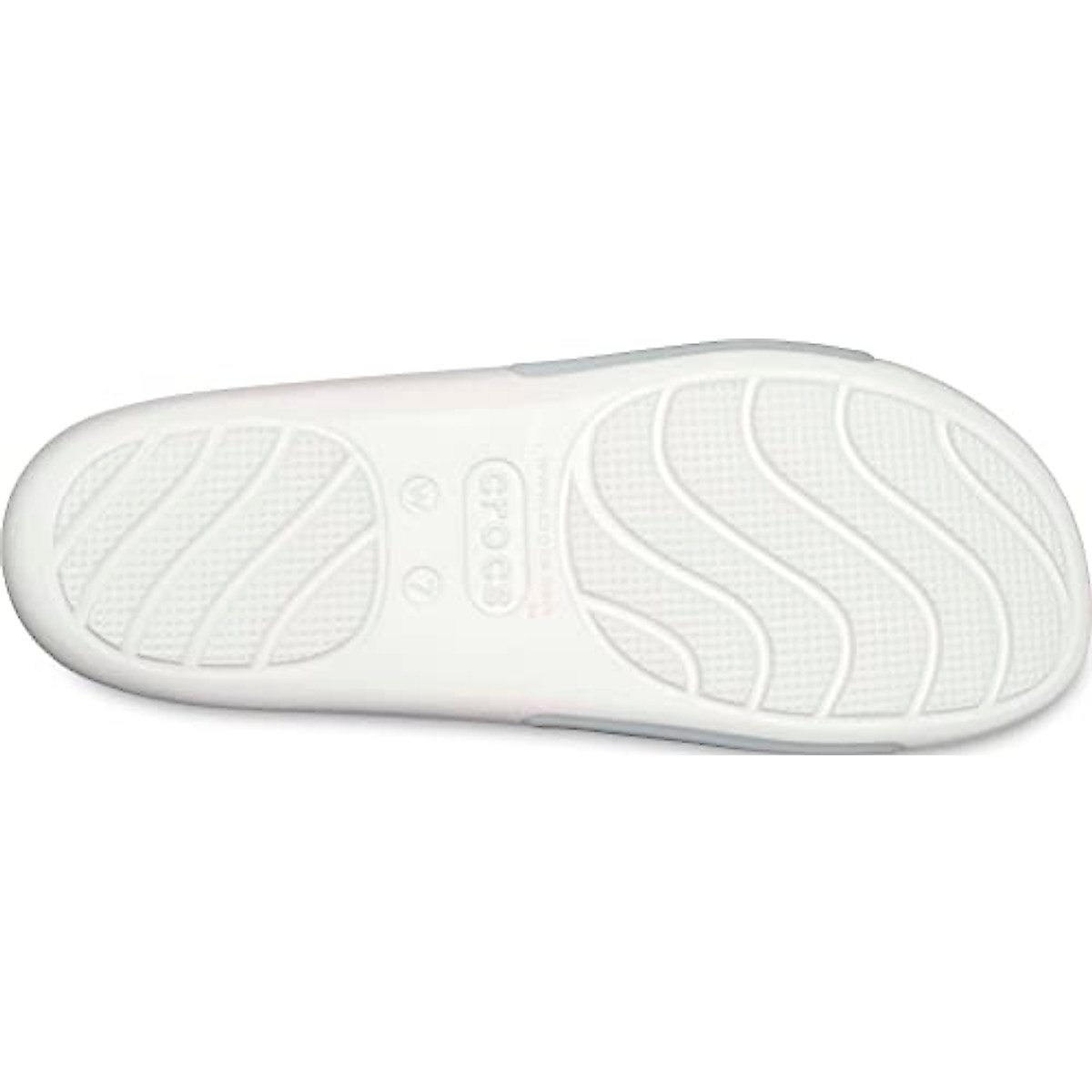 Crocs Women's Splash Slides Sandal, White, 6