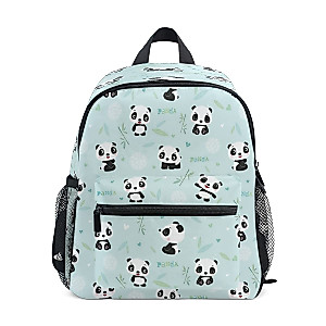 Preschool Kids Backpack Panda Backpack Cute School Bag Bookbag for Elementary Toddler Kindergarten