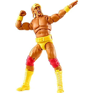 Mattel WWE Hulk Hogan Ultimate Edition Fan TakeOver Action Figure with Articulation, Life-like Detail & Accessories, 6-inch