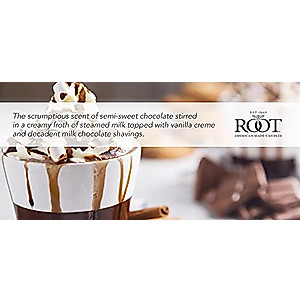 Root Candles Scented Candles Honeycomb Veriglass Premium Handcrafted Beeswax Blend Candle, Small, Hot Chocolate
