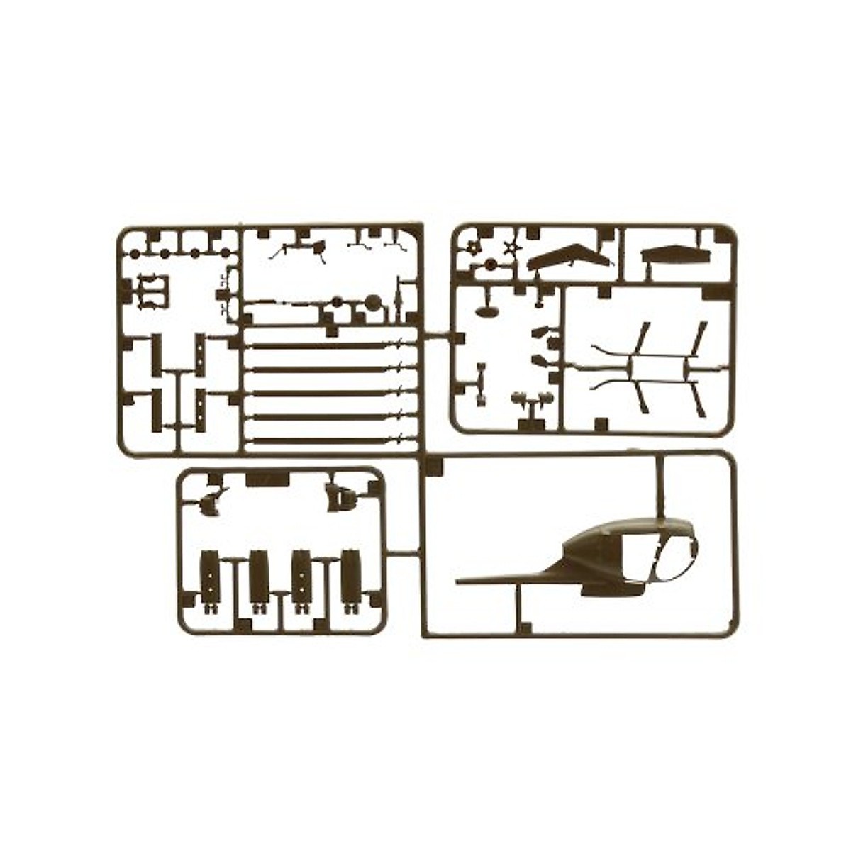 Italeri Models Ah-6 Night Fox Model Kit