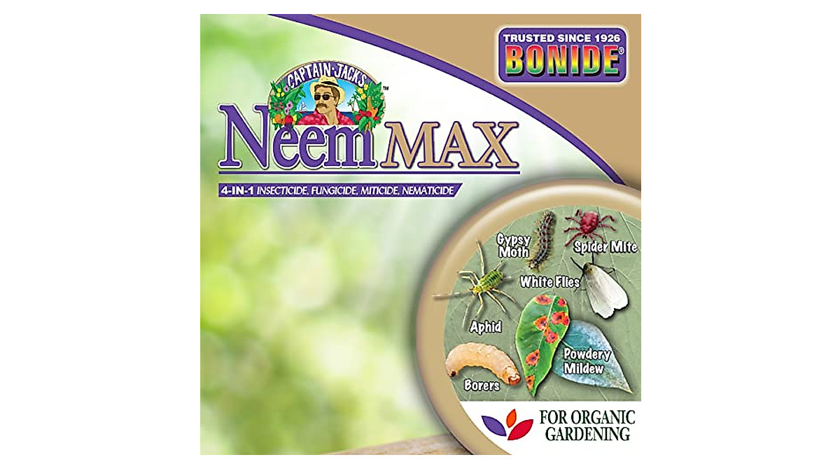 Bonide Captain Jack's Neem Max - Organic Insecticide & Fungicide