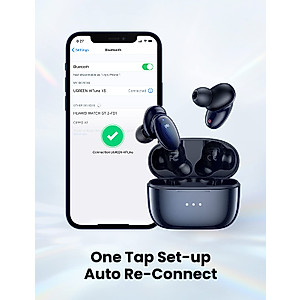 UGREEN X5 Wireless Earbuds Bluetooth 5.2, in-Ear Wireless Earphones with 4 Mics, CVC 8.0 Noise Cancelling for Clear Calls, AptX HiFi Stereo Adaptive Bluetooth Earbuds, 28h Playtime, Touch Control