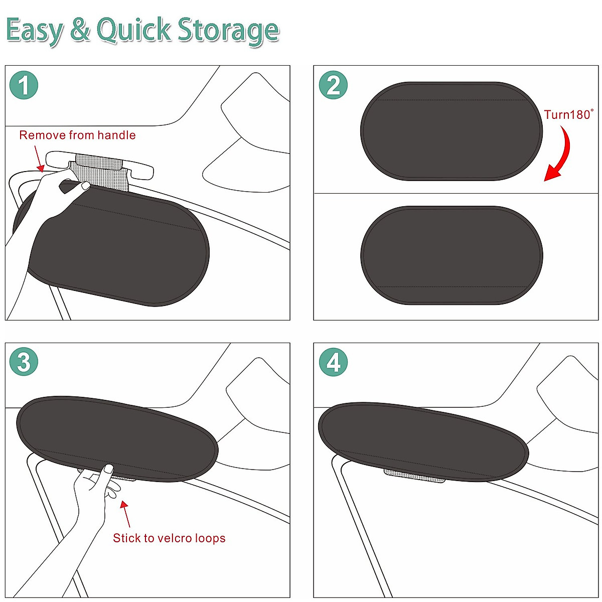 Car Window Sunahde WANPOOL Car Roof Handle Sunshade and Sunlight Blocker for Children and Adults - Silver