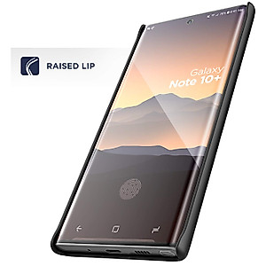 Encased Galaxy Note 10 Plus Belt Clip Case (2019 DuraClip) Ultra Slim Cover with Holster, Matte Black (Samsung Note 10+)