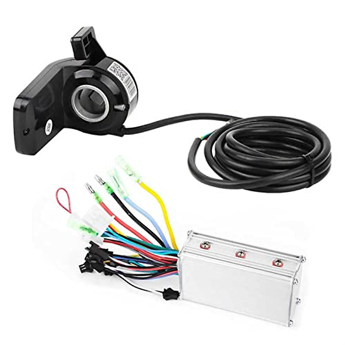 Bike Fender 24V 36V 48V 60V 350W Electric Bike Motor Controller LCD Display Panel Set Electric Bicycle Scooter E-Bike Brushless Controller Mud Guards (Color : 48V 350W)