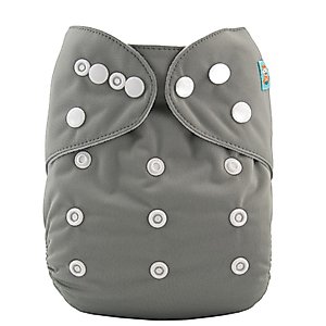 ALVABABY Baby Cloth Diapers One Size Adjustable Washable Reusable for Baby Girls and Boys 1 Pack with 2 Inserts B29-2T