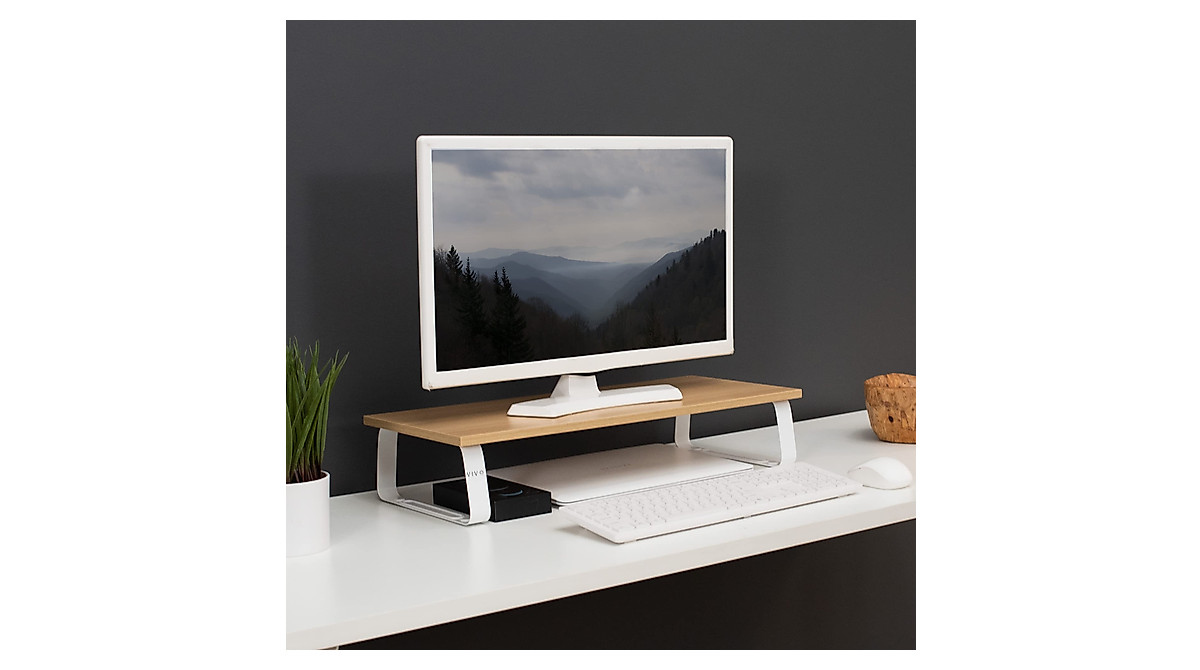 VIVO 24" Monitor Stand - Ergonomic Desk Organizer