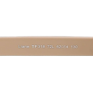 Tom Ford Tf 318 Liane Beige Frame/Brown Gradient Lens 62Mm