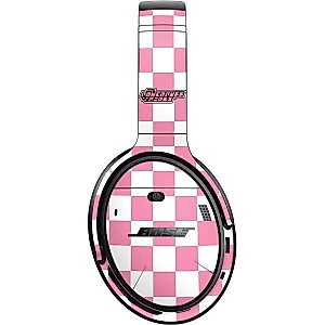 Skinit Decal Audio Skin Compatible with Bose QuietComfort 35 Headphones - Officially Licensed Warner Bros Powerpuff Girls Checkered Design