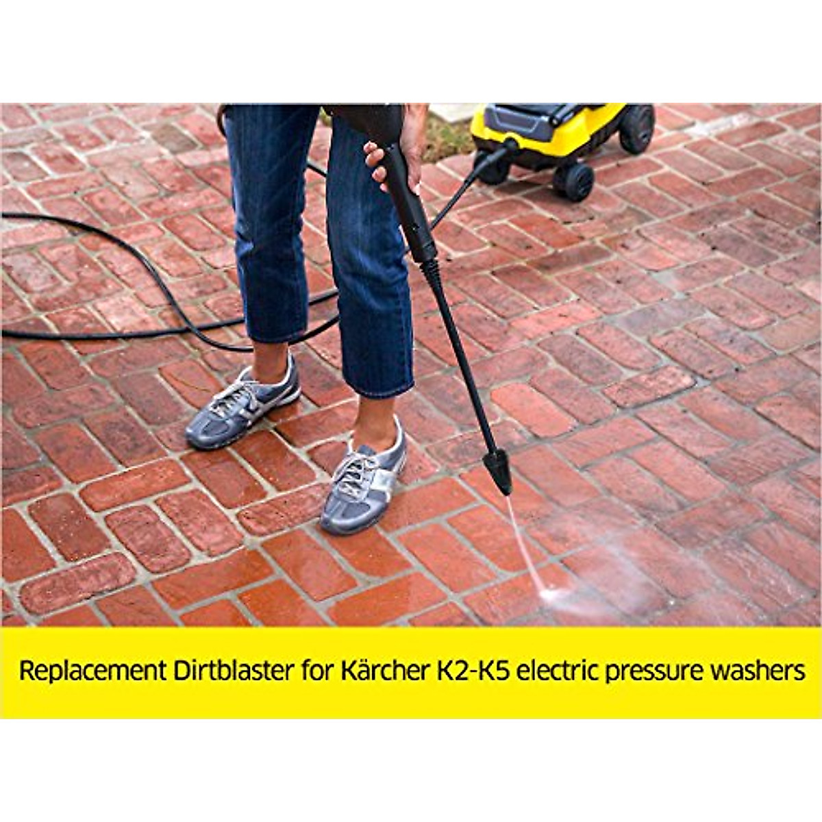 Karcher Rotary Dirtblaster Spray Wand for Electric Power Pressure Washers K2-K5, Black